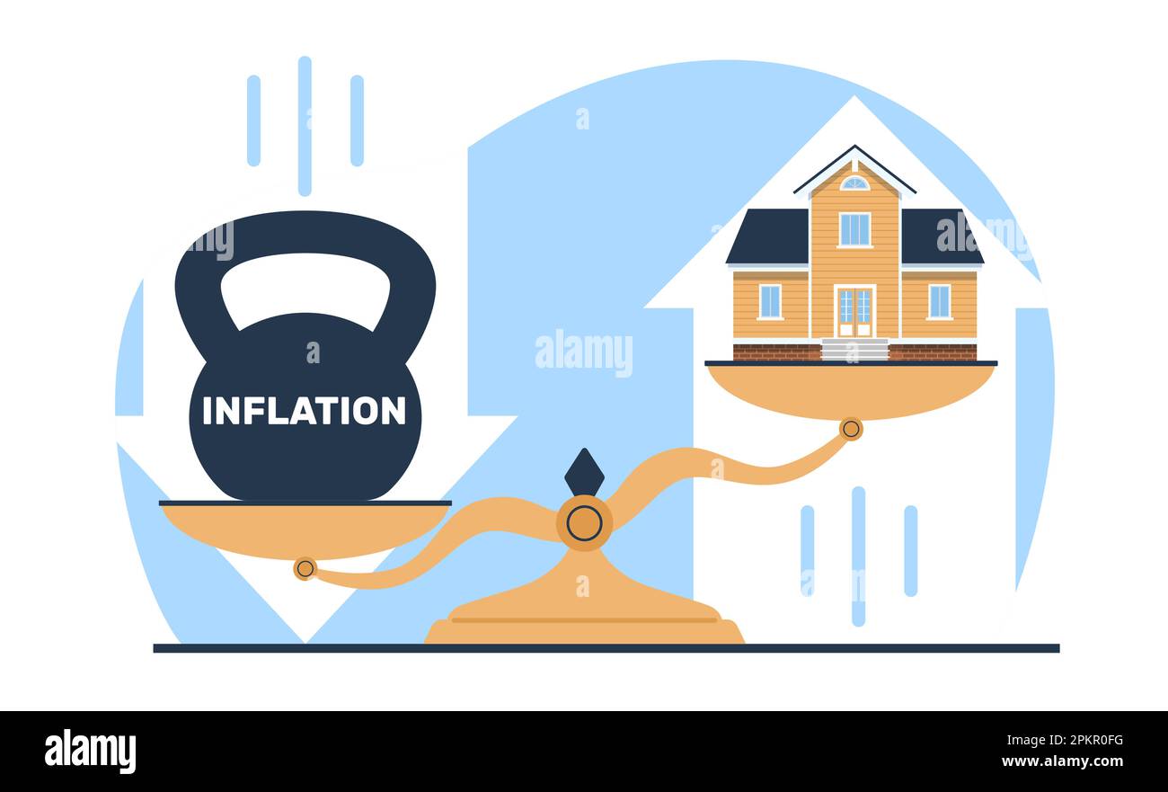 Cartoon inflation hi-res stock photography and images - Alamy