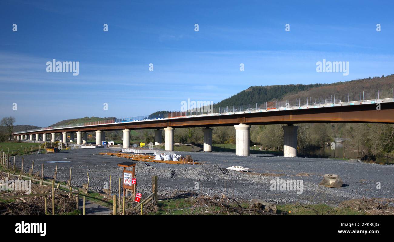 The New Dyfi Bridge crossing the Afon Dyfi Stock Photo - Alamy