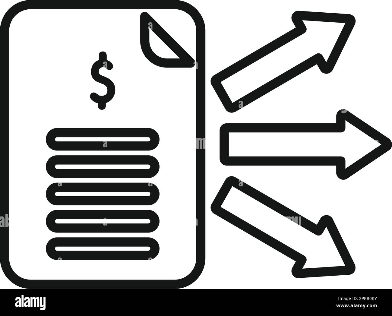 Bank deposit papers Stock Vector Images - Alamy