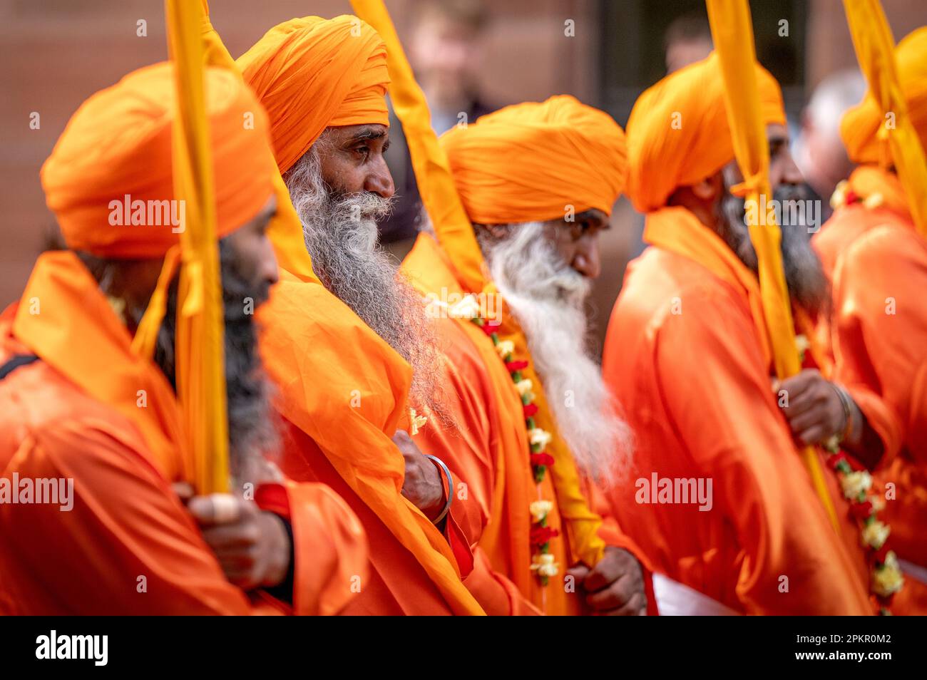 People taking part in the annual procession through Glasgow as part of ...