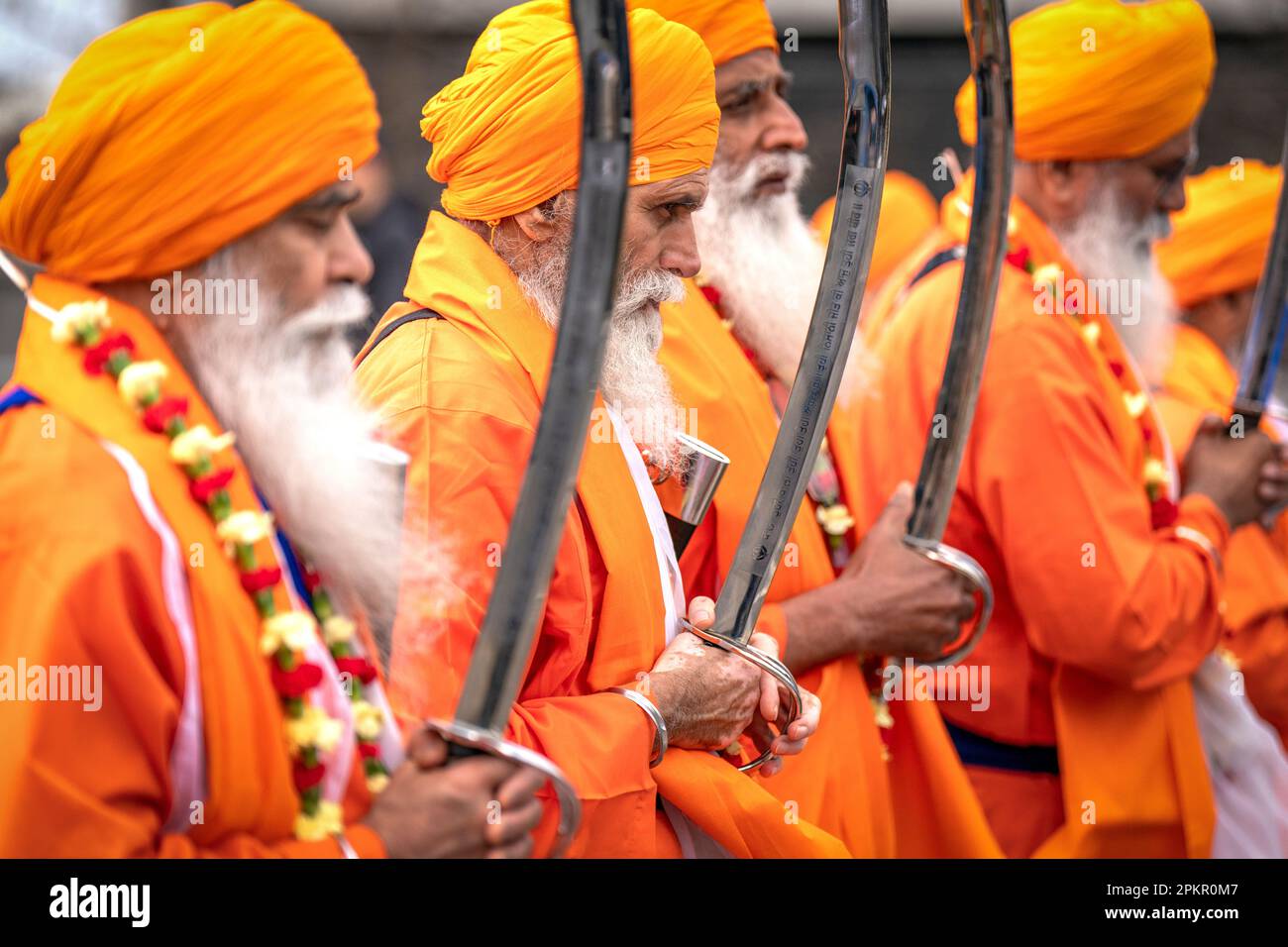 People taking part in the annual procession through Glasgow as part of ...