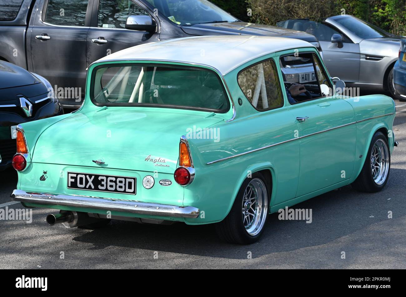 A customised Ford Anglia from the 1960's Stock Photo - Alamy