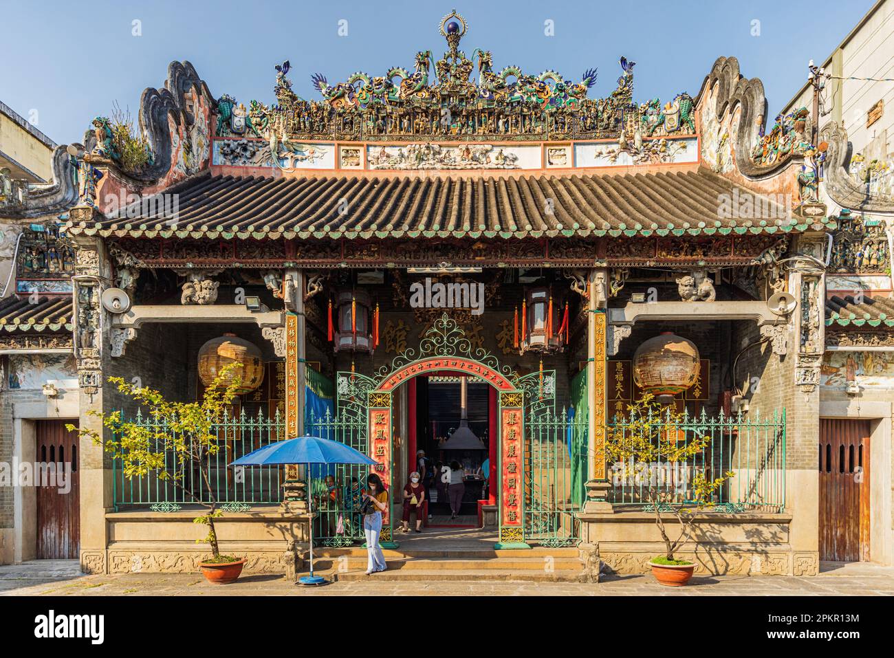 HO CHI MINH CITY , JANUARY 2023 - Chua Ba Thien Hau Temple in Ho Chi ...