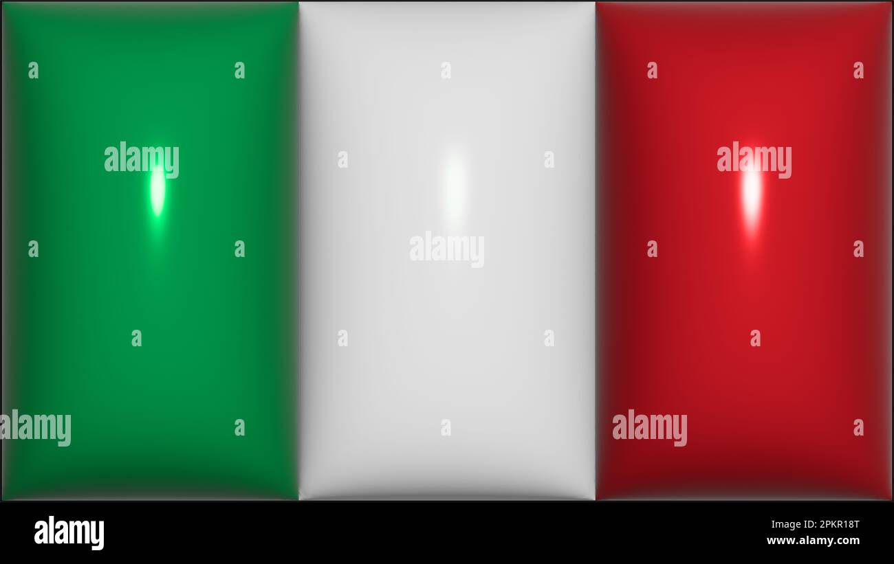 Metal flag italy hi-res stock photography and images - Alamy