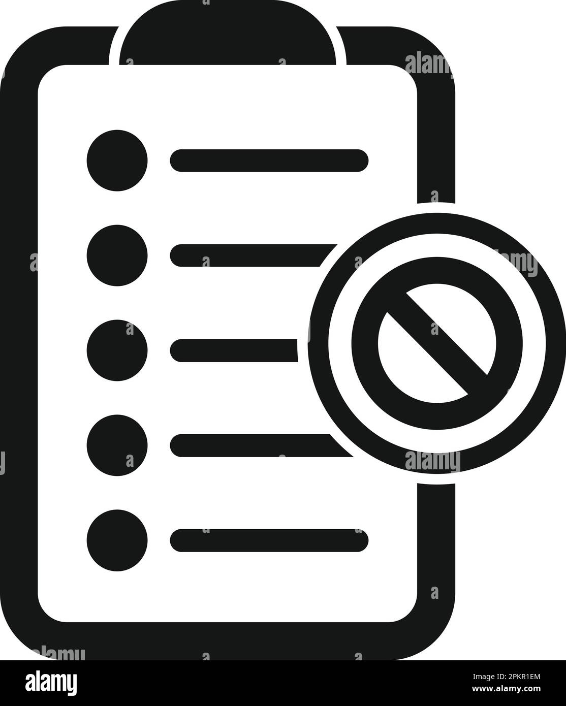 Ban list Cut Out Stock Images & Pictures - Alamy