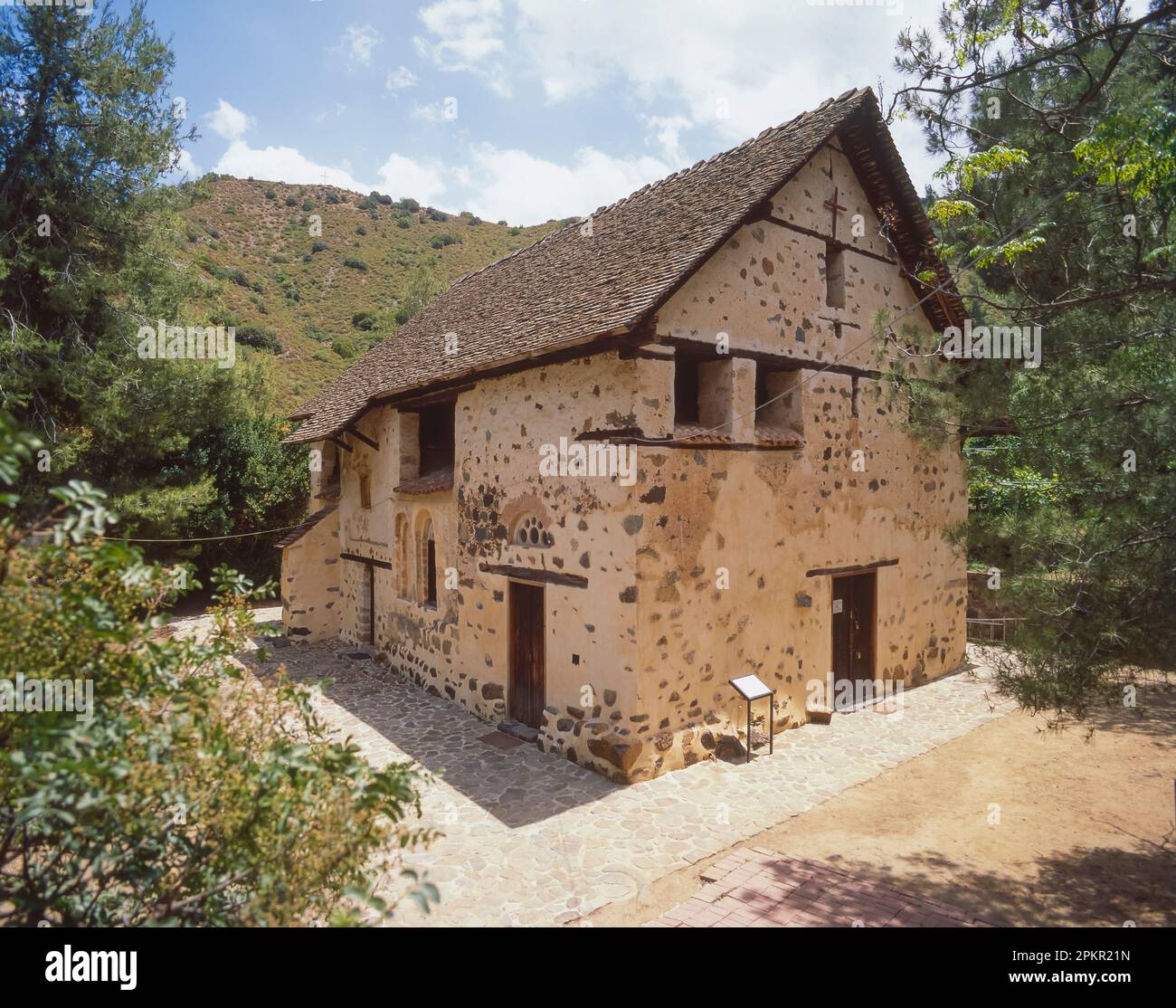 The Troodos mountains are located in the central highlands of Cyprus ...