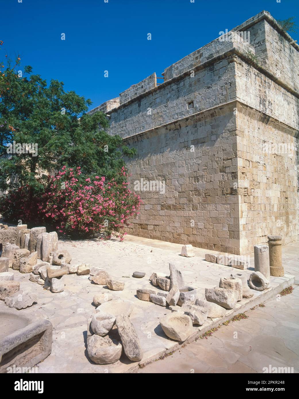 The medieval Greek Limassol castle-fortress is located not far from ...