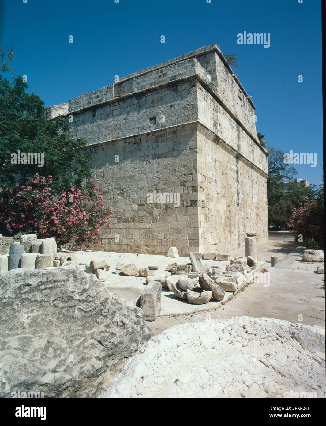 The medieval Greek Limassol castle-fortress is located not far from ...