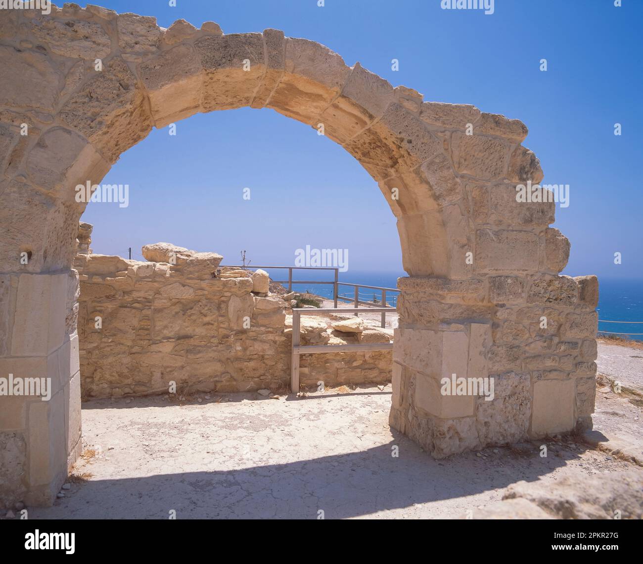 The ruins of the Kourion archaeological site at the ancient 1000BC ...