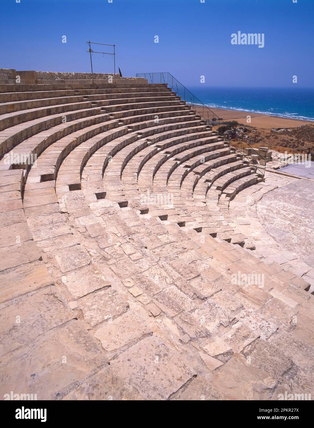 The ruins of the Kourion archaeological site at the ancient 1000BC ...