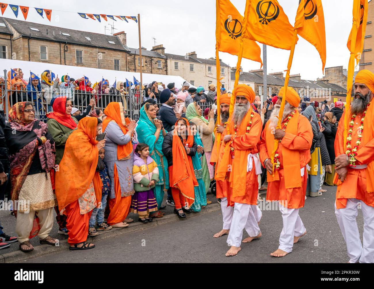 People taking part in the annual procession in Glasgow as part of the ...