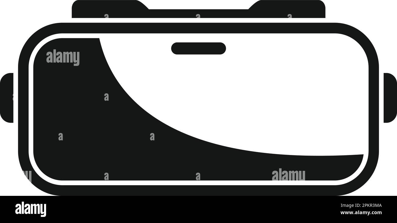 Tech headset icon simple Cut Out Stock Images & Pictures - Alamy