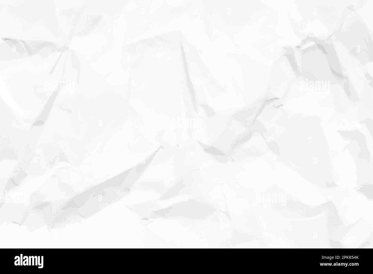 Wrinkled white paper textured background. Vector for use in design ...