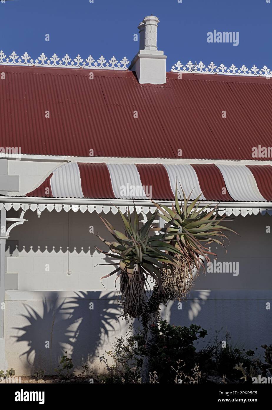 A section of the Lord Milner Hotel in Matjiesfontein along the N1 ...