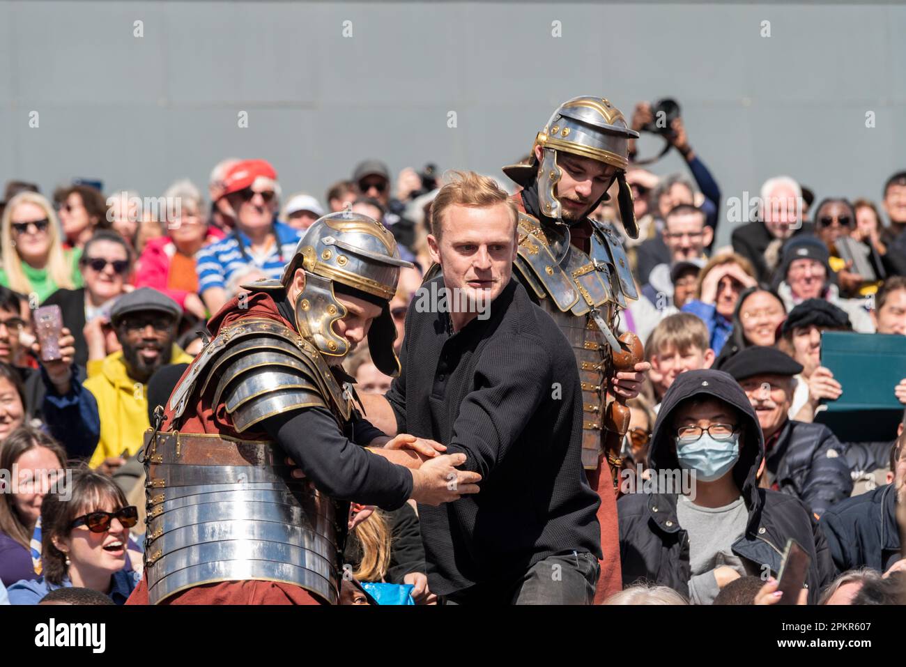 The Passion of Christ open air play by Wintershall in Trafalgar Square ...