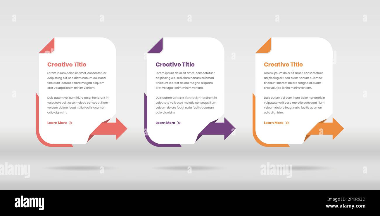 Abstract designed infographic steps presentation template with drop ...
