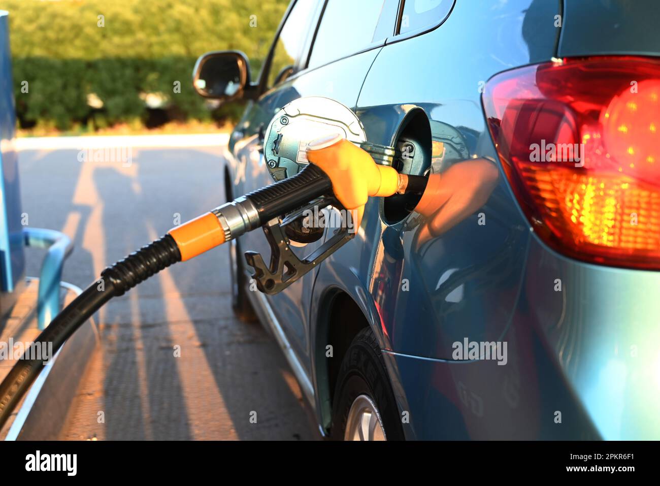 Car filling up with biodiesel hi-res stock photography and images - Alamy