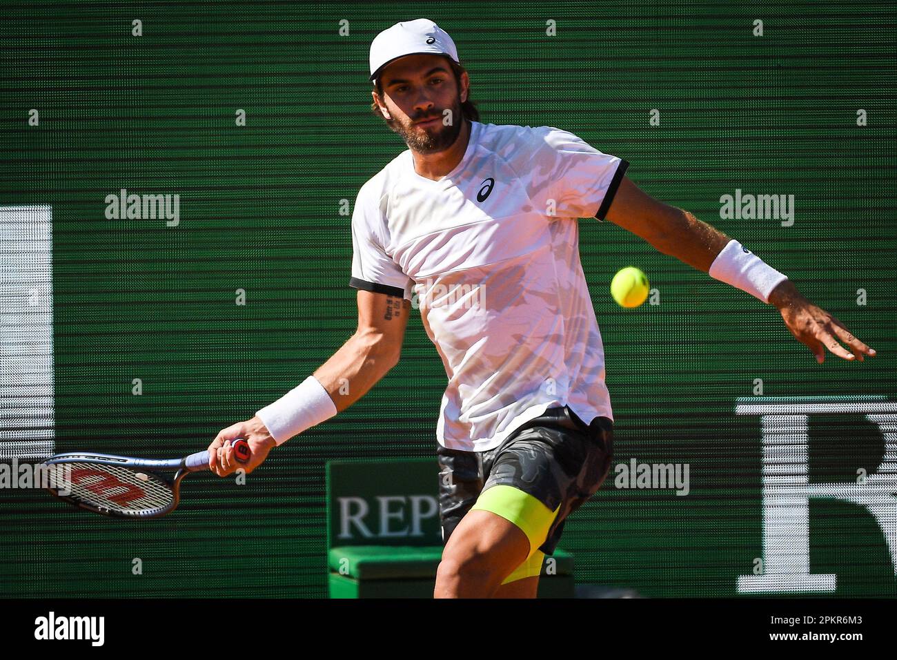 Roquebrune Cap Martin, France. 09th Apr, 2023. Borna CORIC of Croatia ...