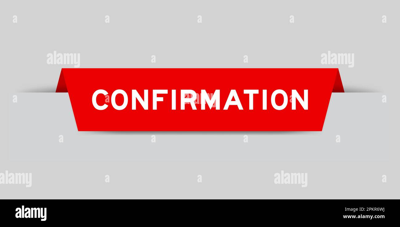 Order confirmation Stock Vector Images - Alamy