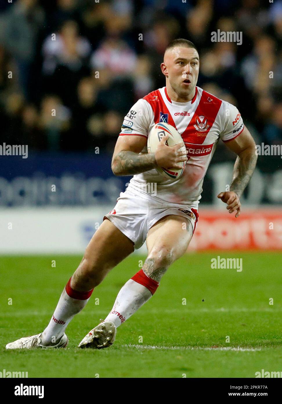 St Helens' Curtis Sironen in action during the Betfred Super League ...
