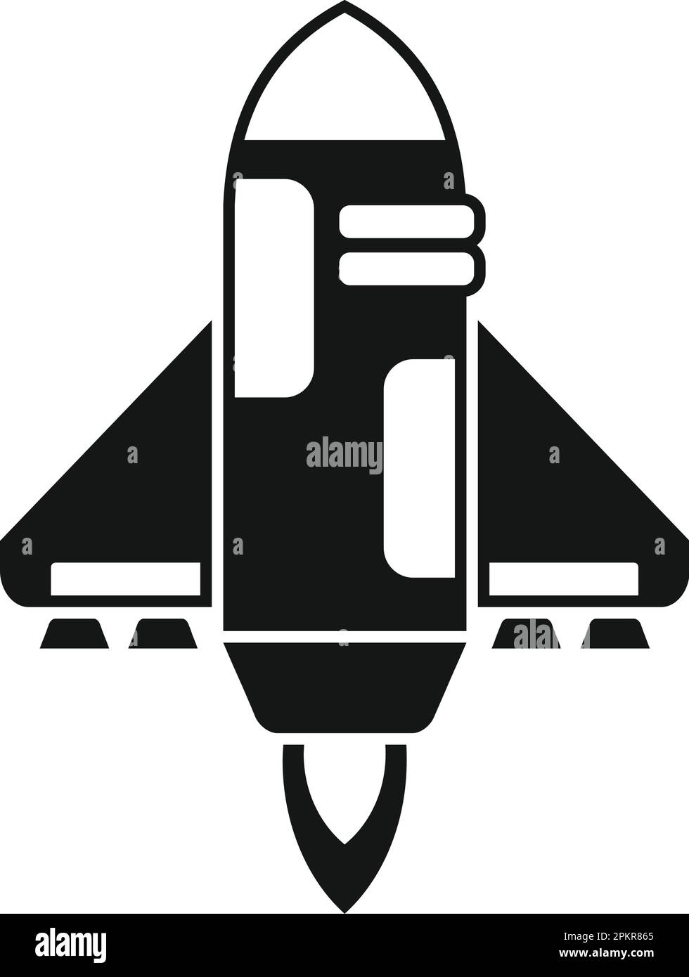 Simple Space Shuttle Icon