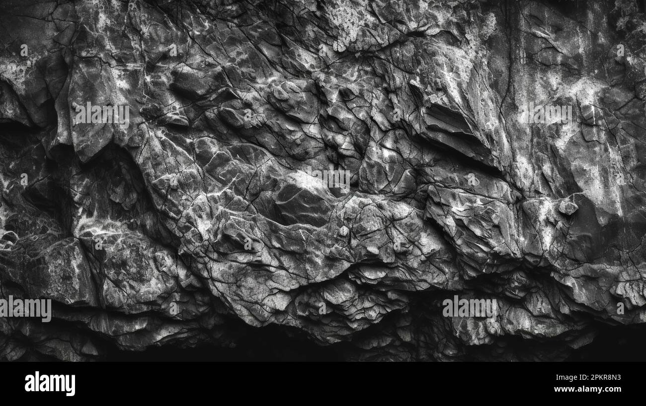Dark Grey Rock Texture