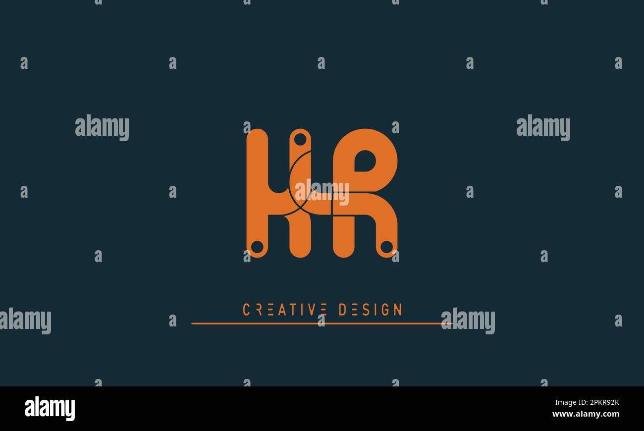 Alphabet letters Initials Monogram logo KR , RK Stock Vector Image & Art - Alamy