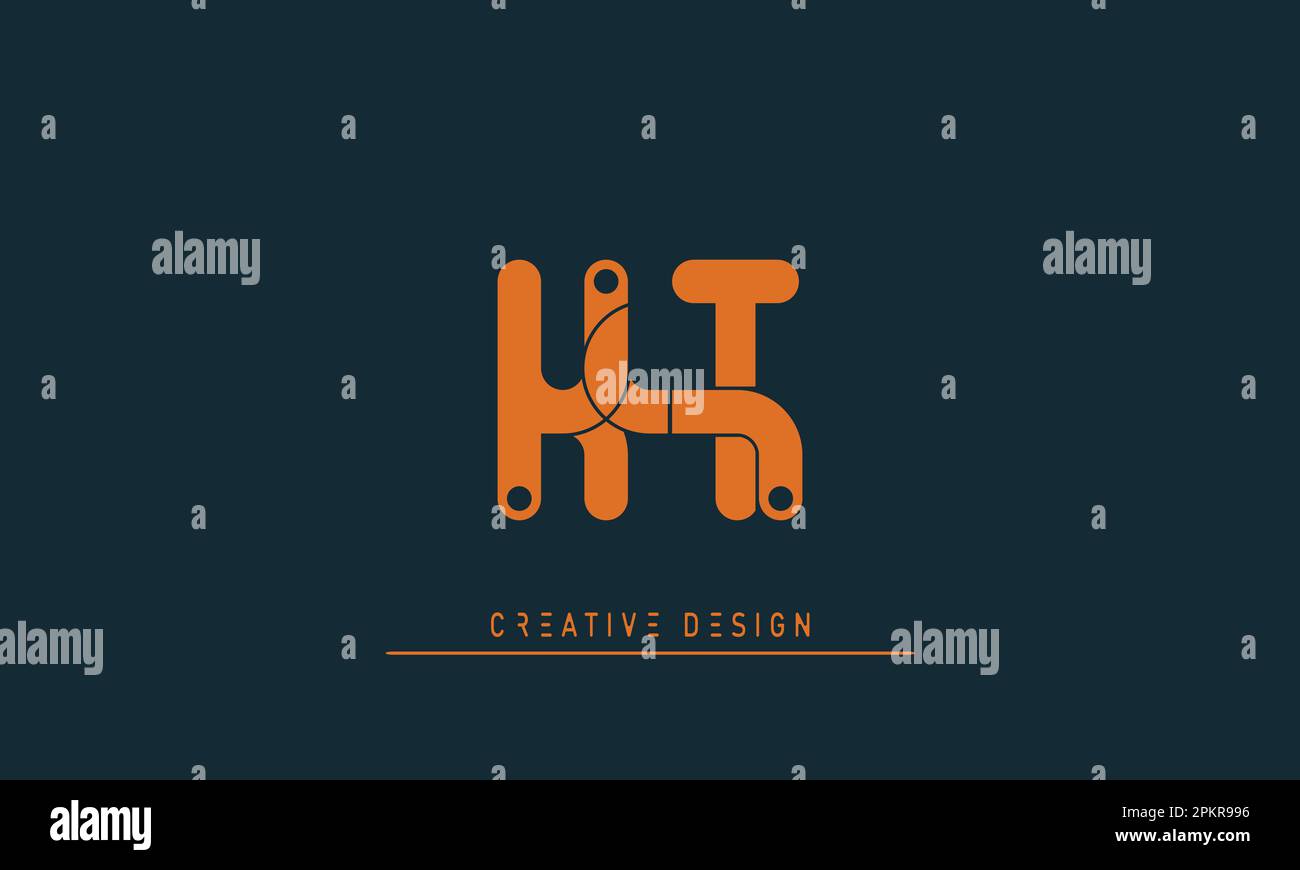 Kt initials logo hi-res stock photography and images - Alamy