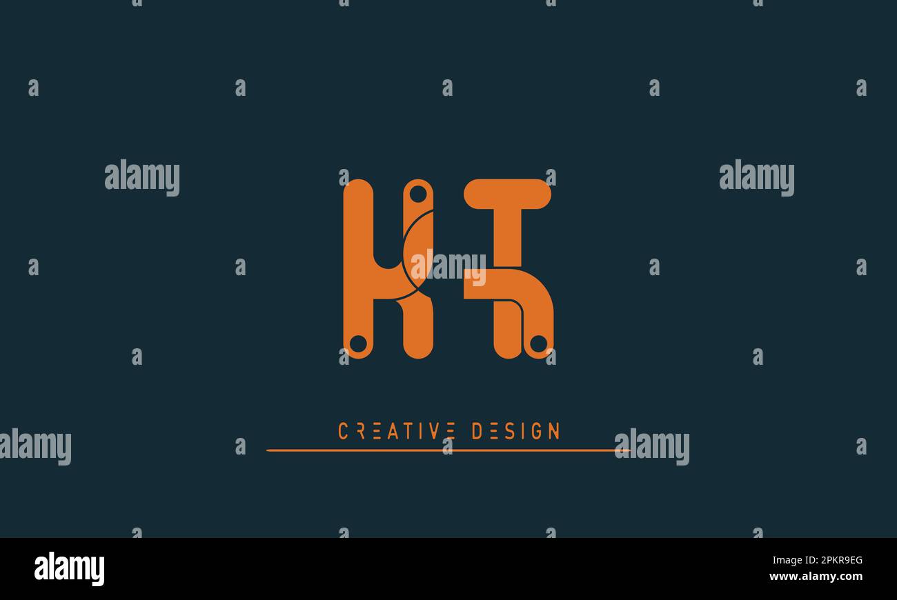 Alphabet letters Initials Monogram logo KT , TK Stock Vector Image ...