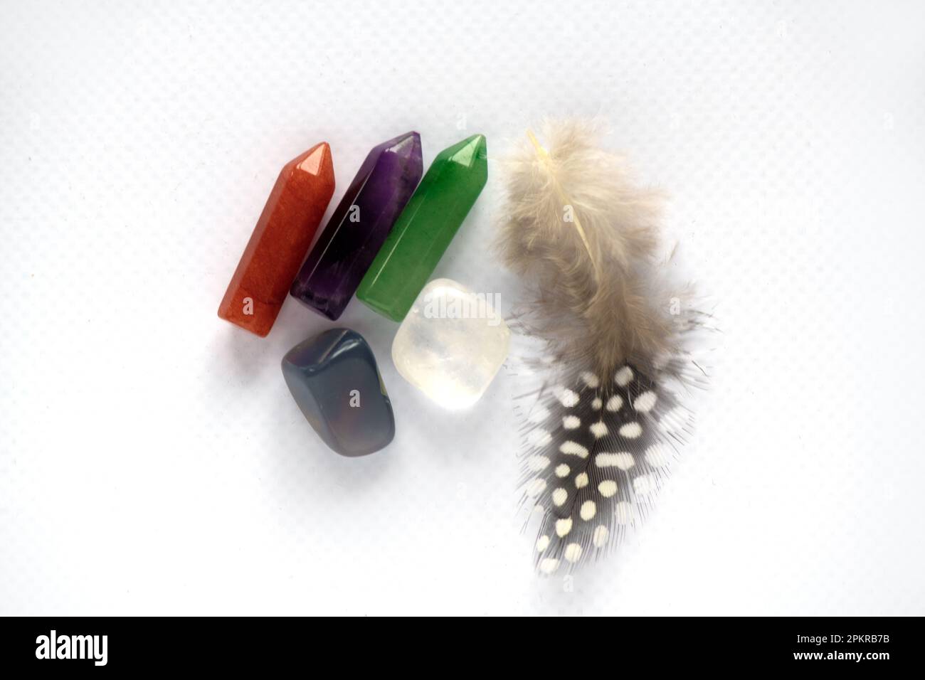 Various crystals for healing, magical practices, minerals for esoteric ...