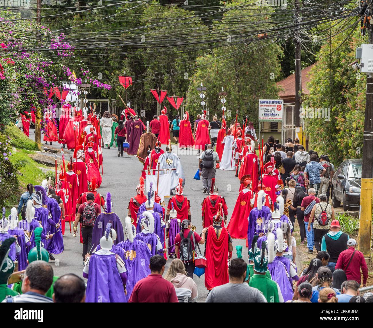 Semana Santa procession in Tres Rios, Costa Rica Stock Photo - Alamy