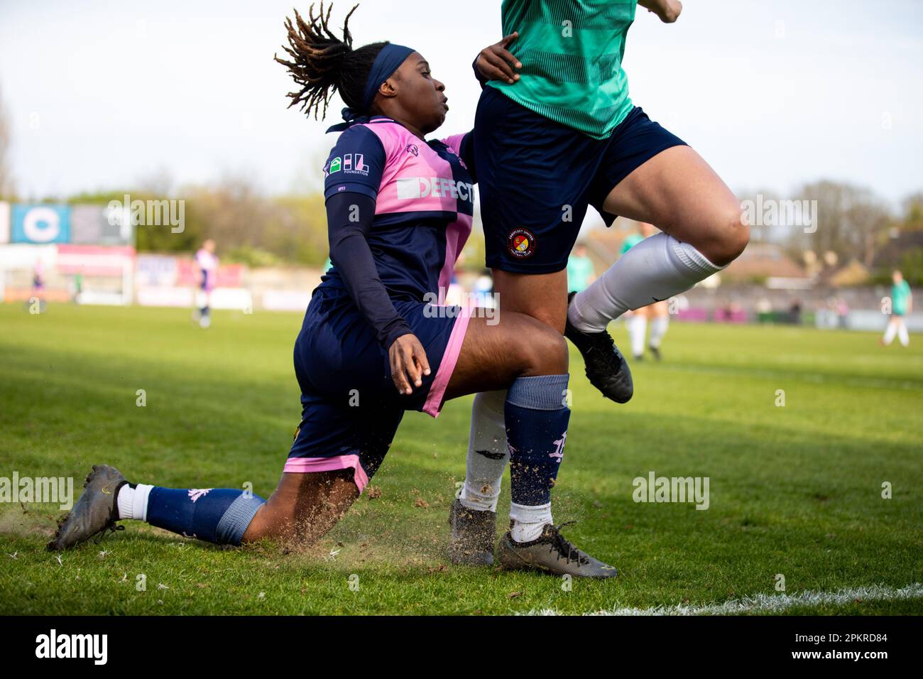 London, England, April 9th 2023:x Hannah Baptiste (Dulwich Hamlet) in ...