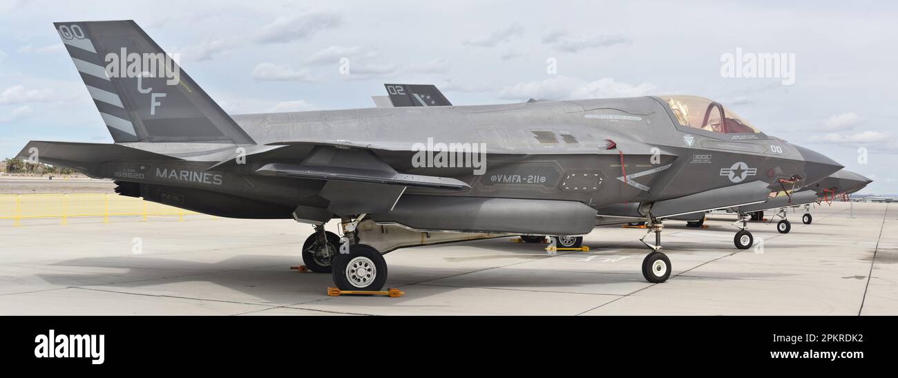 A Marine Corps F-35B Joint Strike Fighter (Lightning II). This STOVL F ...