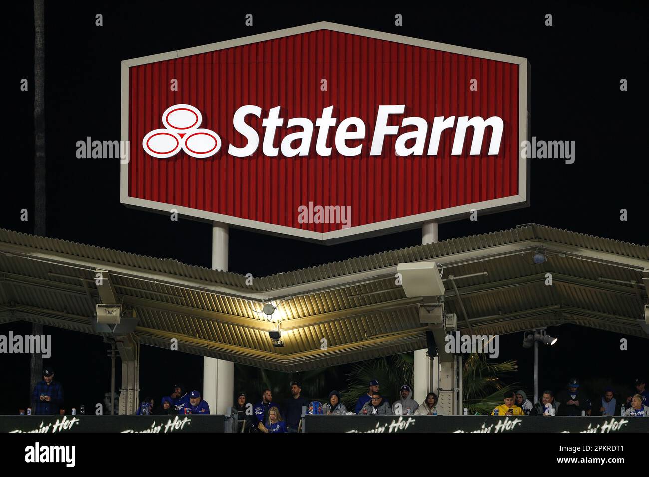 LOS ANGELES, CA - MARCH 31: General view of an advertisement billboard ...