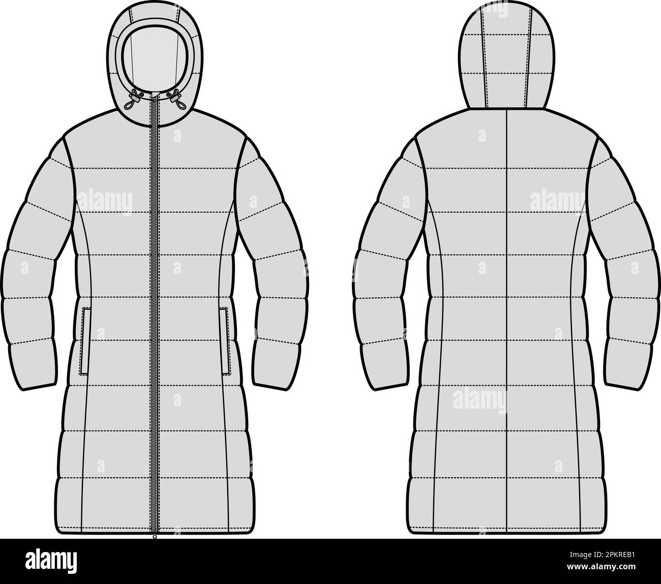 Women wear jacket zip Stock Vector Images - Alamy