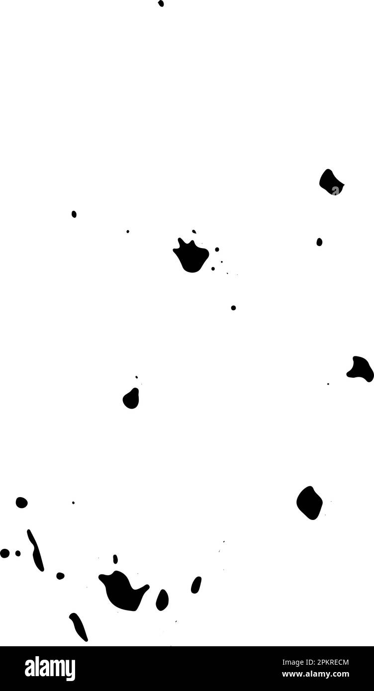 Spray paint brush, splatter patterns, texture, ink drop on vector Stock ...