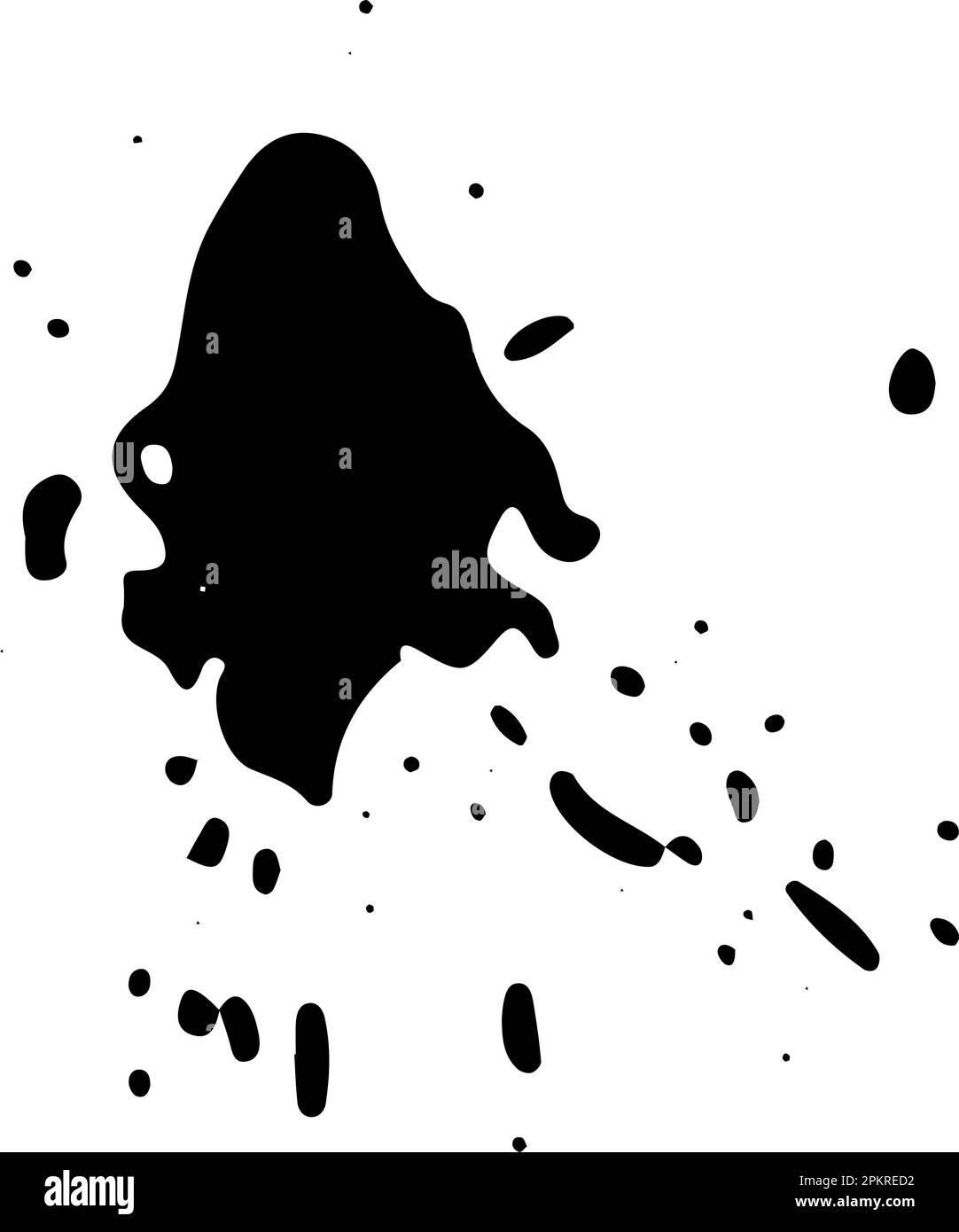 Blood stain patterns Cut Out Stock Images & Pictures - Alamy