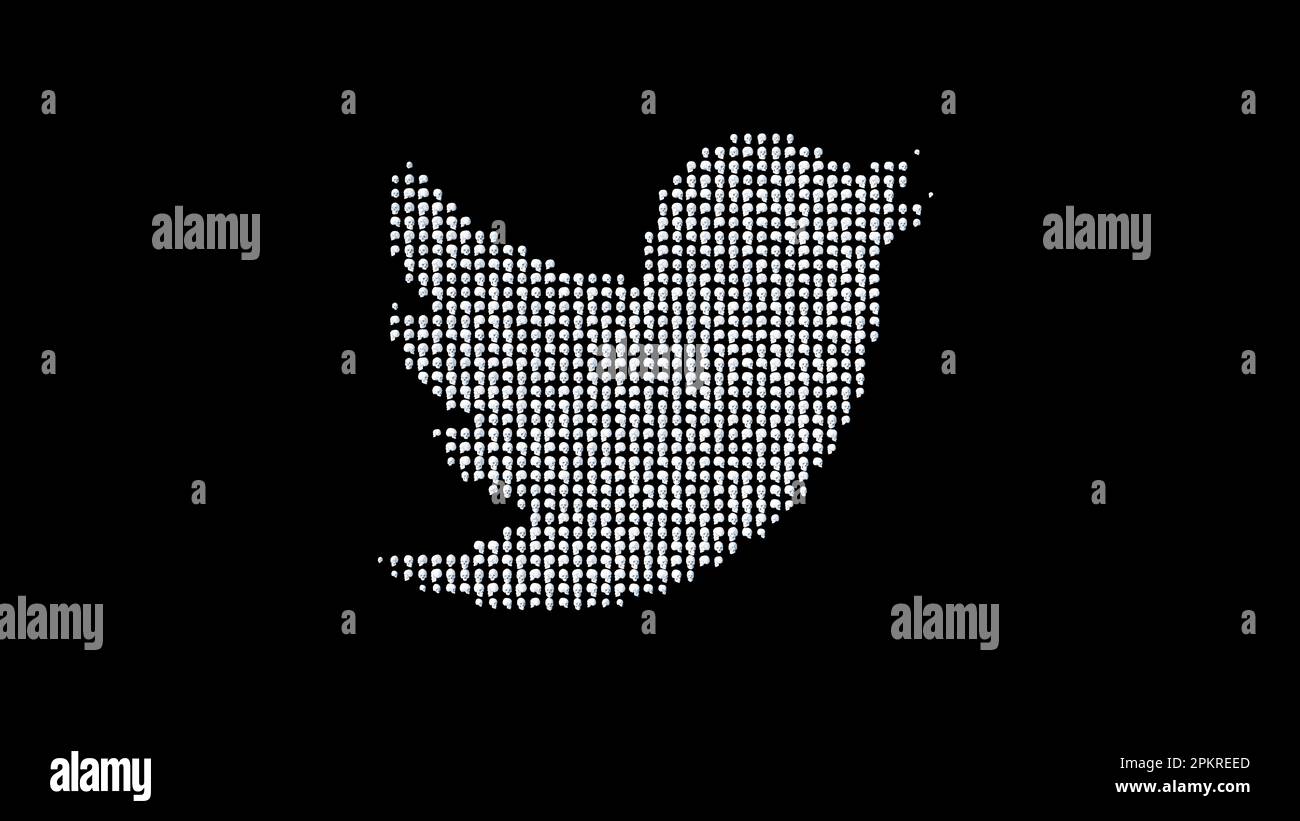 Twitter Bird Logo Gray