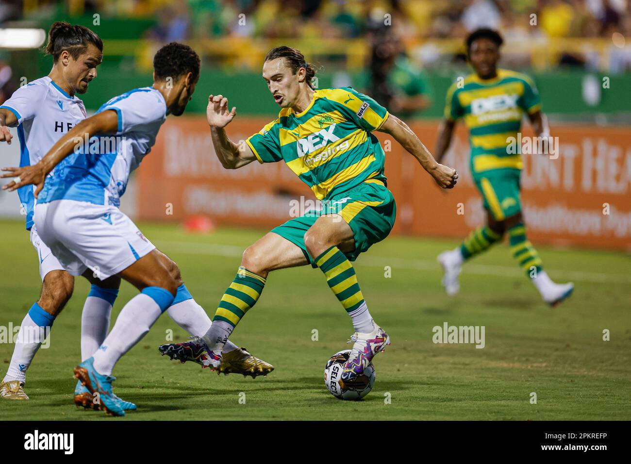 St. Petersburg, FL: Tampa Bay Rowdies forward Cal Jennings (26) looks ...
