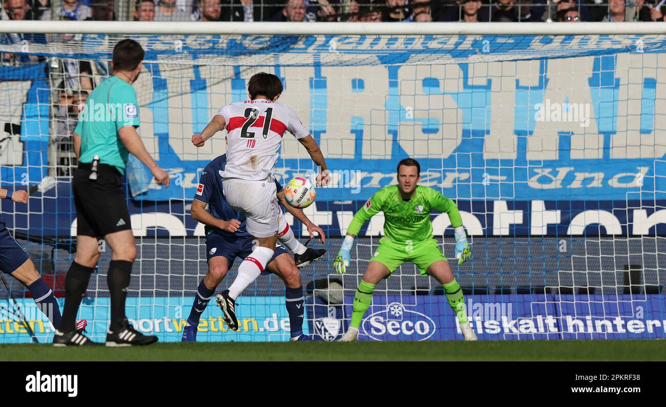 Bochum, Deutschland. 09th Apr, 2023. firo : 04/09/2023, football, soccer, 1st league, 1st ...