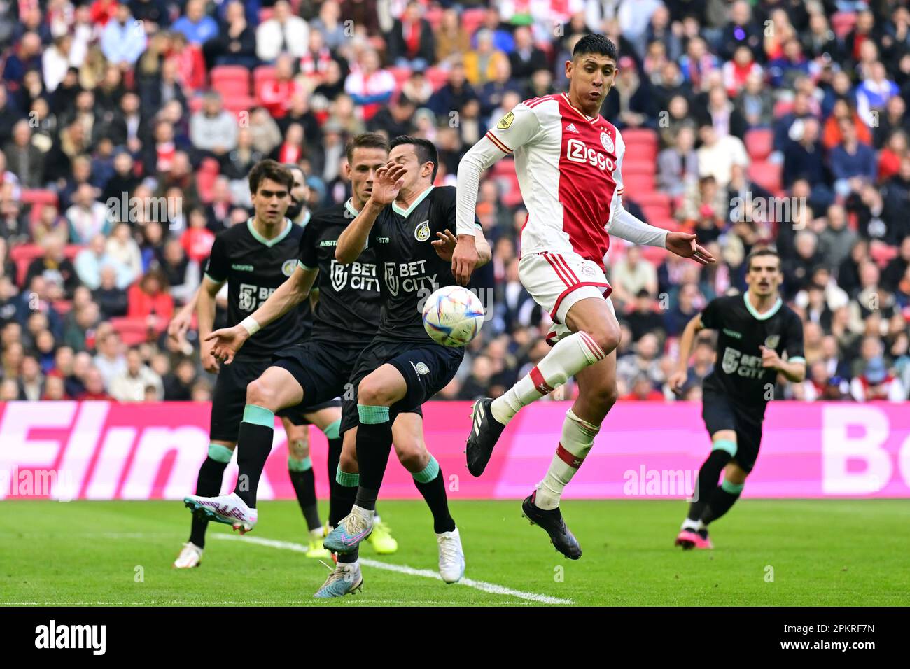 AMSTERDAM - (lr) Paul Gladon of Fortuna Sittard, Kristijan Bistrovic of ...