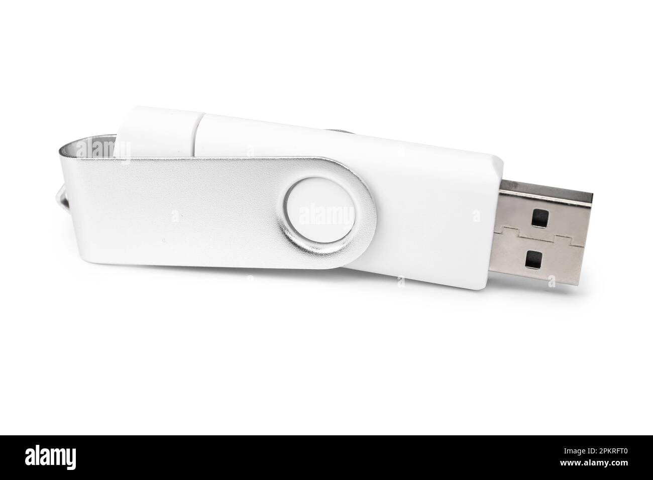 USB flash drive isolated on white background Stock Photo - Alamy