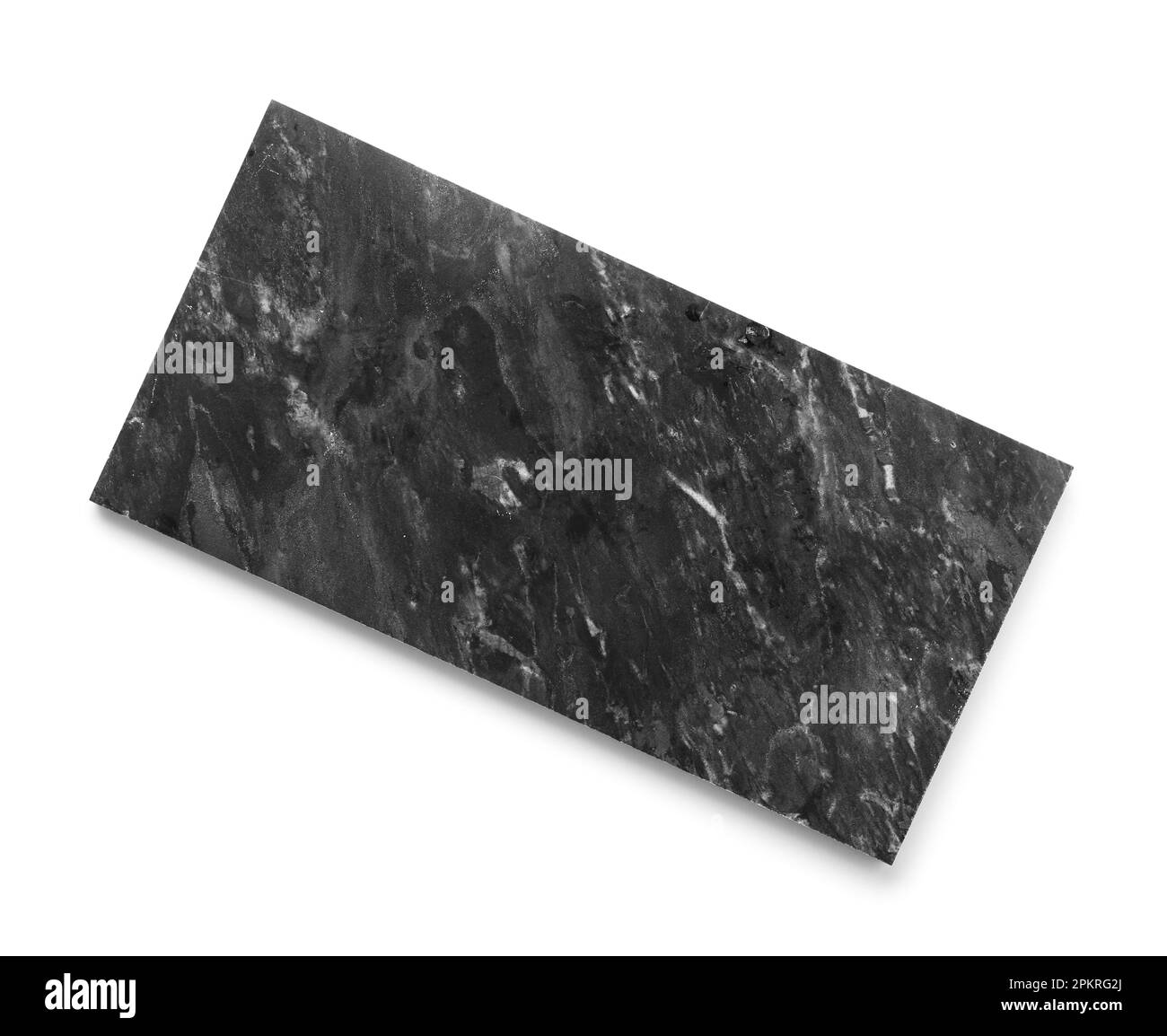 Stone board isolated on white background Stock Photo - Alamy