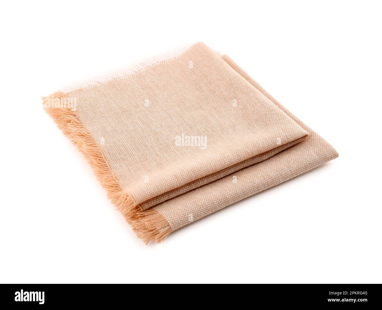 New napkins isolated on white background Stock Photo - Alamy