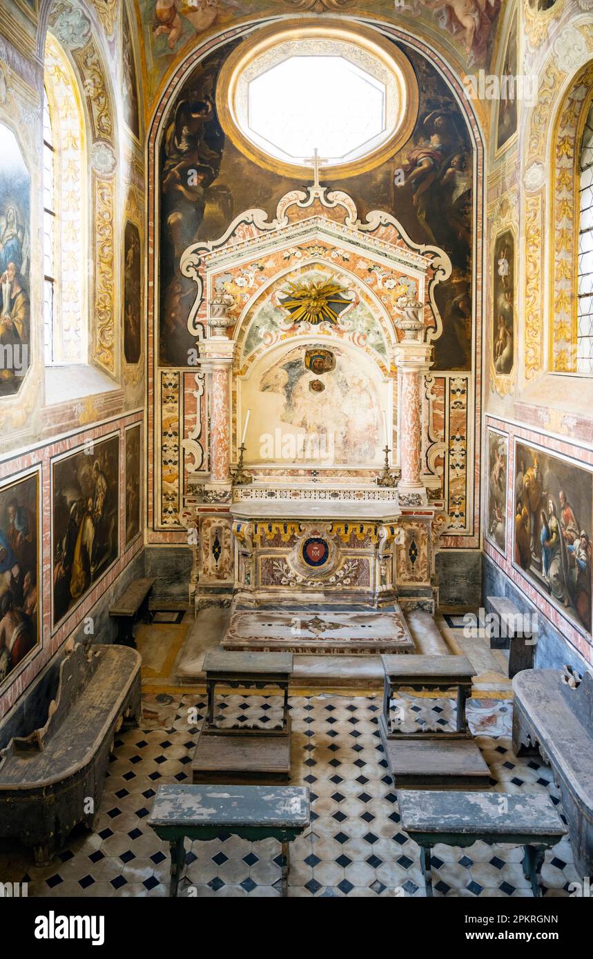 Italien, Neapel, Via S. Gregorio Armeno, Kloster San Gregorio Armeno ...