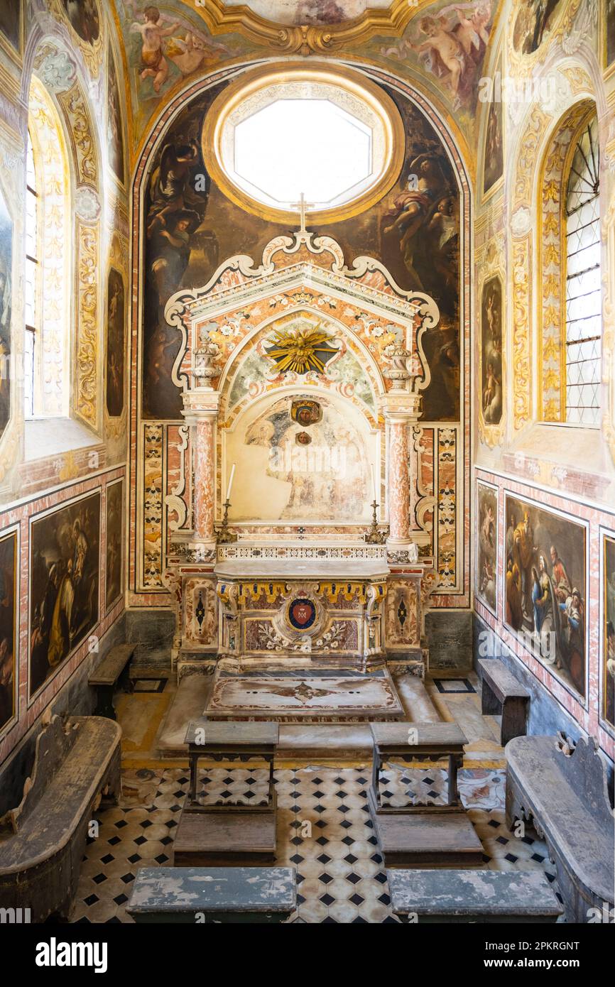 Italien, Neapel, Via S. Gregorio Armeno, Kloster San Gregorio Armeno ...