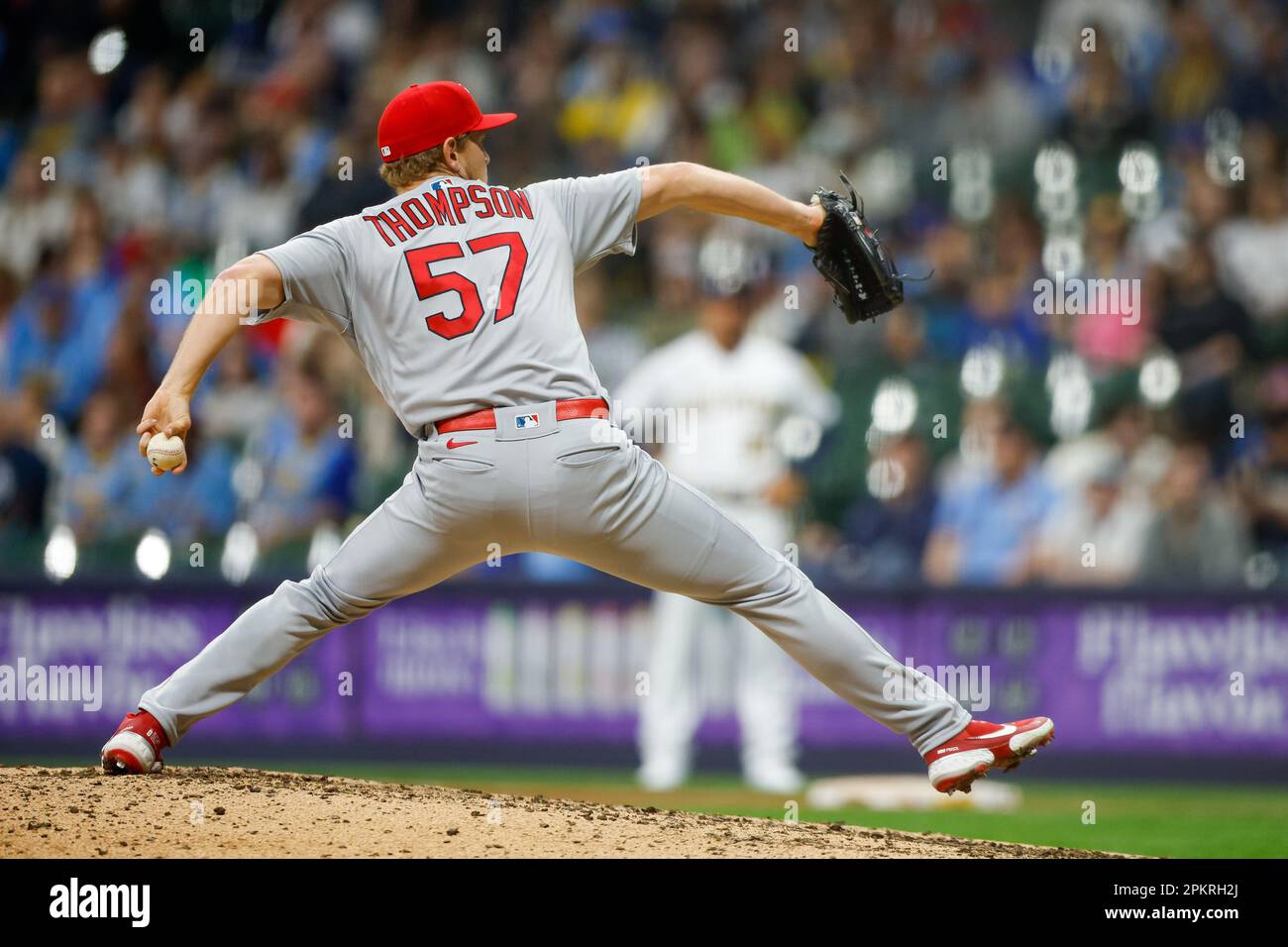 April 8, 2023: St. Louis Cardinals relief pitcher Zack Thompson (57 ...