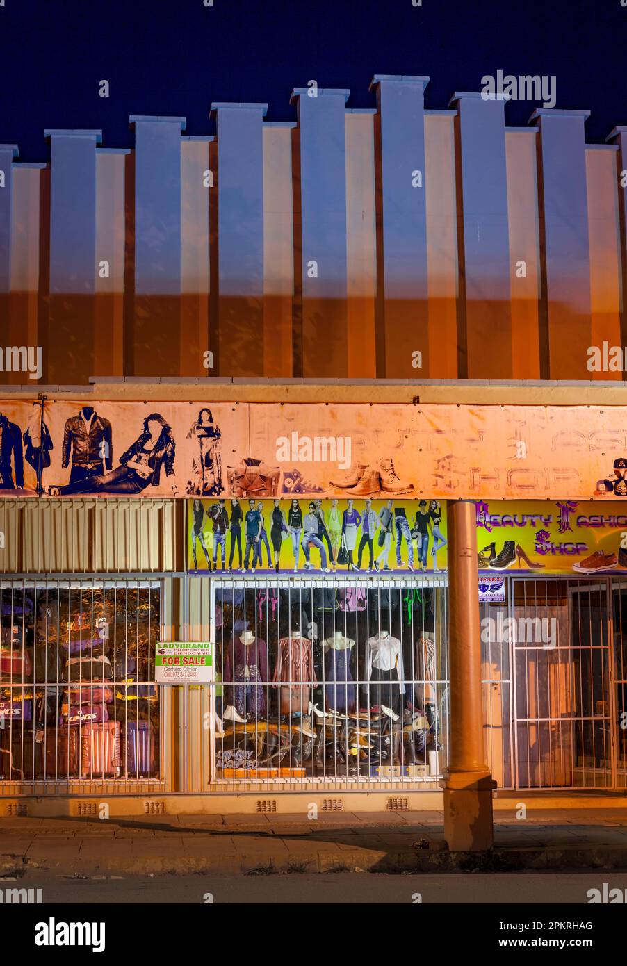 A clothing store on First Street in Clocolan Stock Photo - Alamy