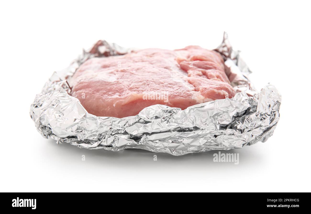 Meat wrapped in foil hi-res stock photography and images - Alamy