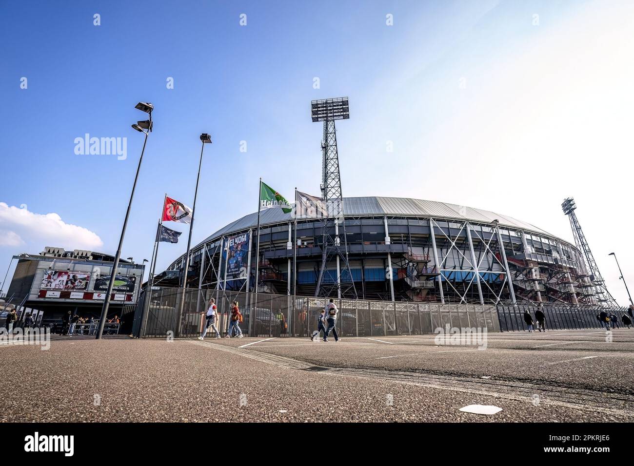 ROTTERDAM, Netherlands. 09th Apr, 2023. football, Stadium De Kuip ...